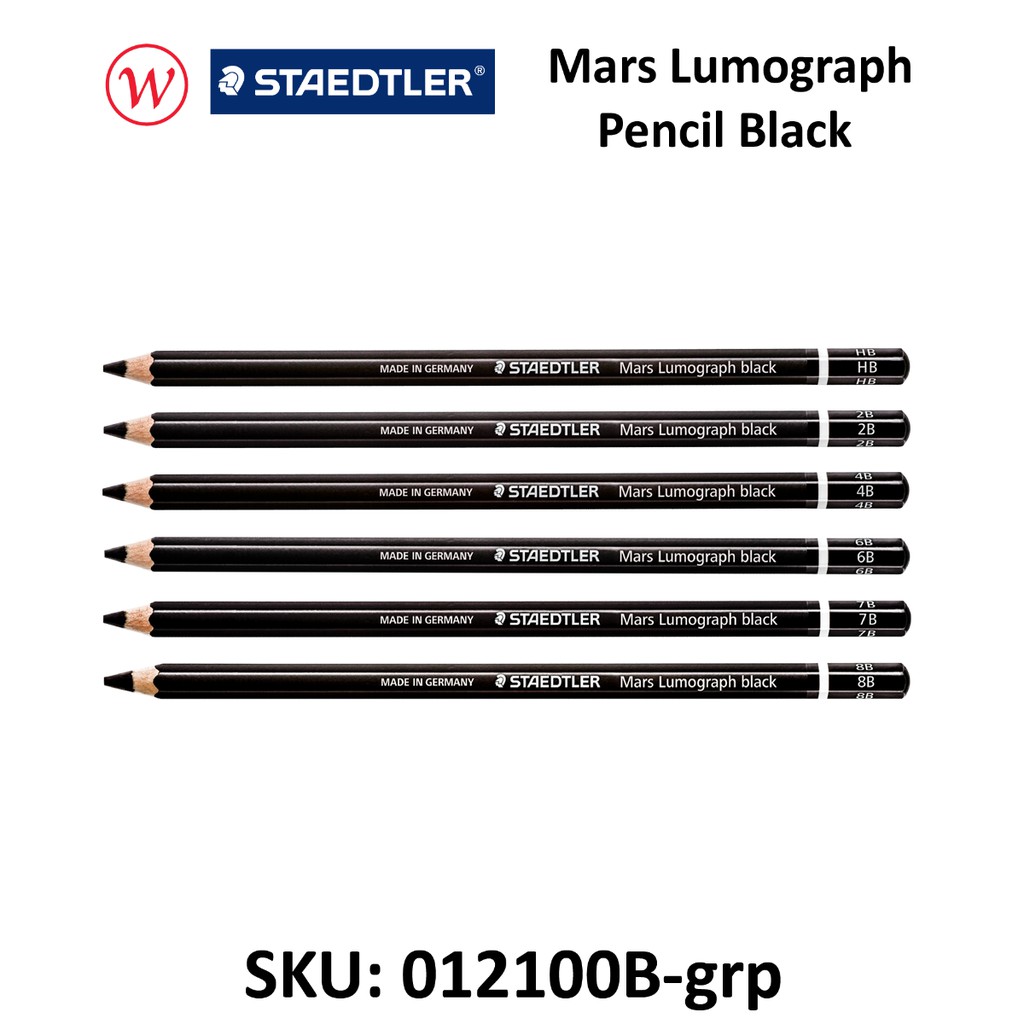 Staedtler Mars Lumograph Black Pencil | Shopee Malaysia