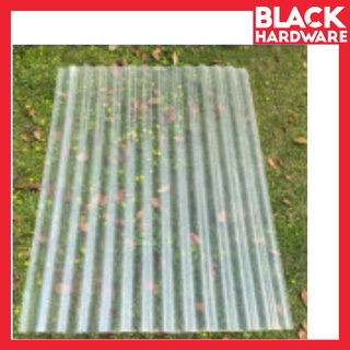 BLACK HARDWARE 6 7Feet Transparent Polycarbonate Lutsinar Atap Bumbung ...