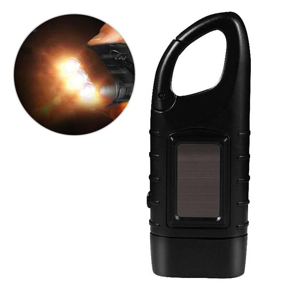 Water Resistant Hand Crank Solar Powered Rechargeable Emergency Dynamo ...