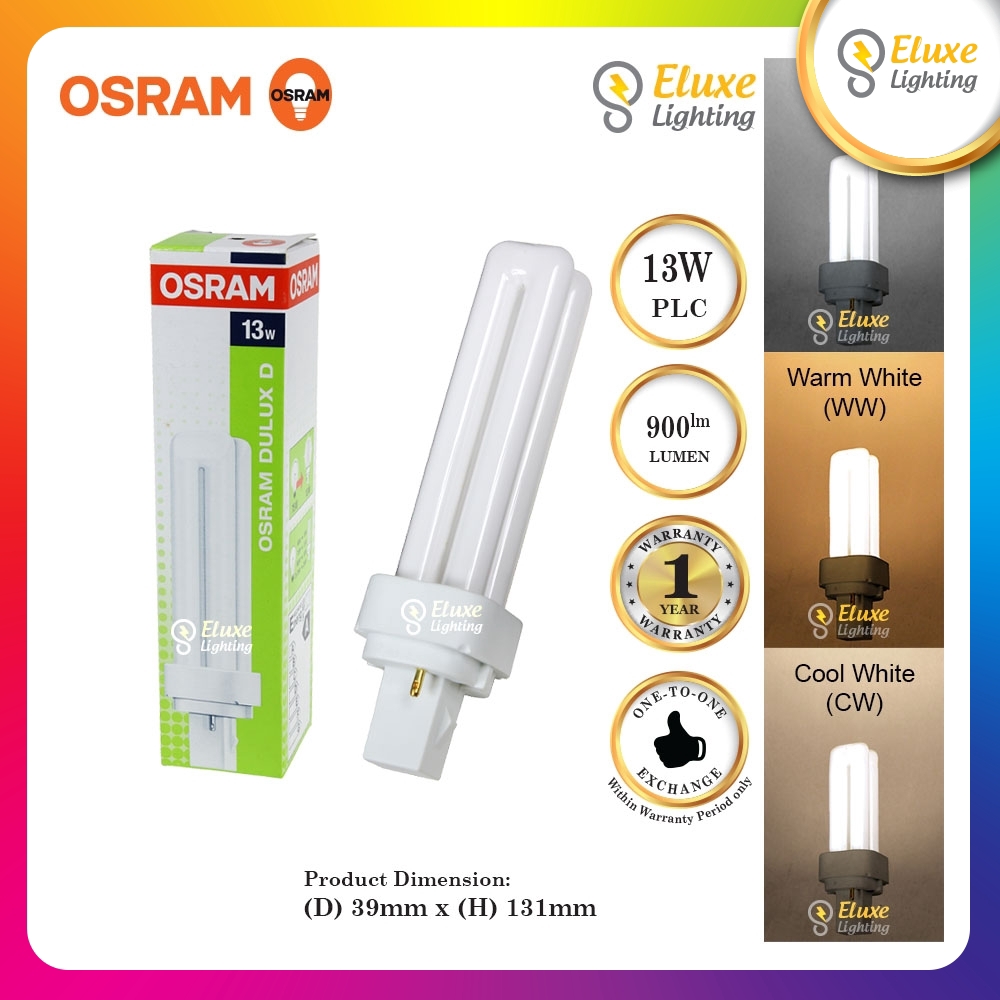 OSRAM DULUX D PLC 13W/18W/26W | Shopee Malaysia