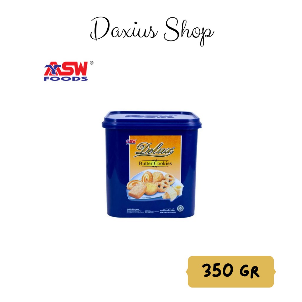 Asw Deluxe Butter Cookie 350 Gr Canned Biscuit | Shopee Malaysia