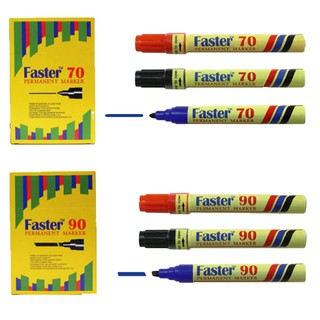 Faster Permanent Marker Pen 70 / Marker Pen 90 | Shopee Malaysia