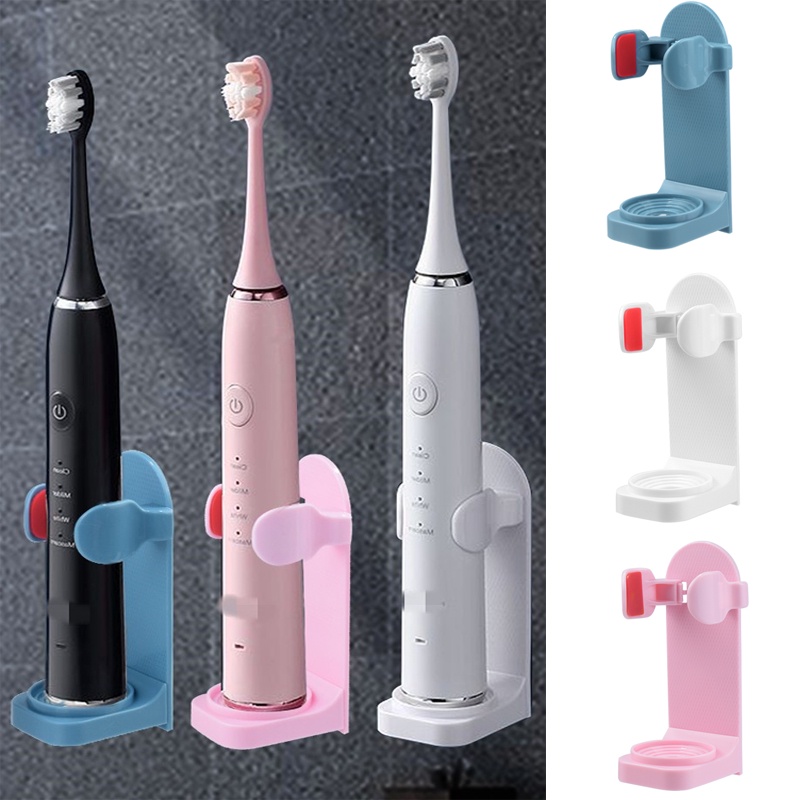 Wall Mounted Adjustable Space-Saving Electric Toothbrush Holder/Self ...