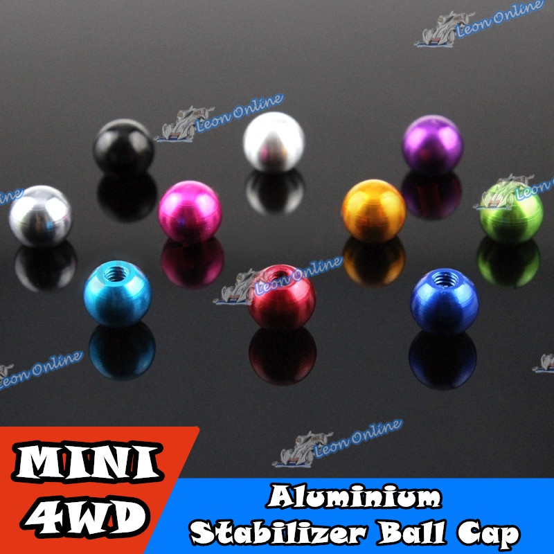 Tamiya Imi Aluminium Stabilizer Ball Cap (2pcs) For Tamiya Mini 4WD ...