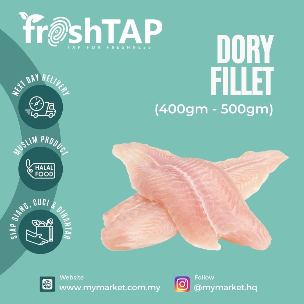 Dory Fillet / Isi Ikan Dory (400-500gm) | Shopee Malaysia