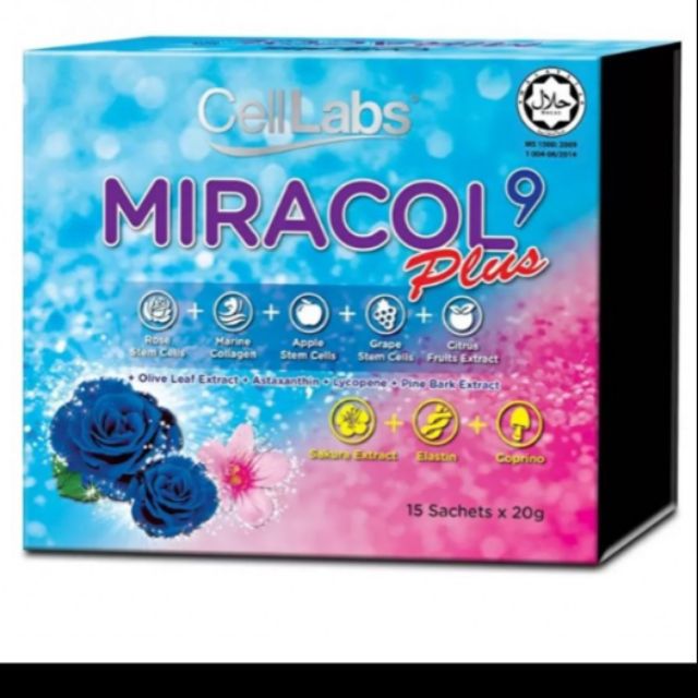 Cell Labs Miracol 9 Plus 20g x 15 sachets | Shopee Malaysia