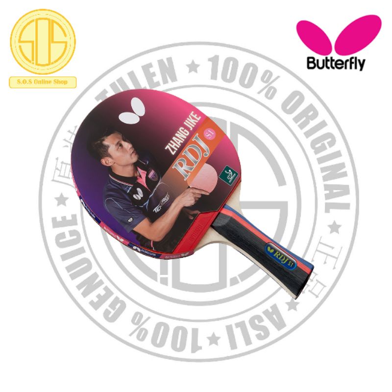 Butterfly RDJ S1 Table Tennis Bat Ping Pong Bat | Shopee Malaysia