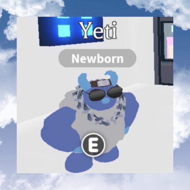 Roblox Adopt Me Yeti | Shopee Malaysia
