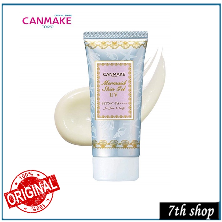 (100% ori) Canmake Mermaid Skin Gel UV SPF 50+ PA++++ (40g)(japan skincare sunblock / base ...