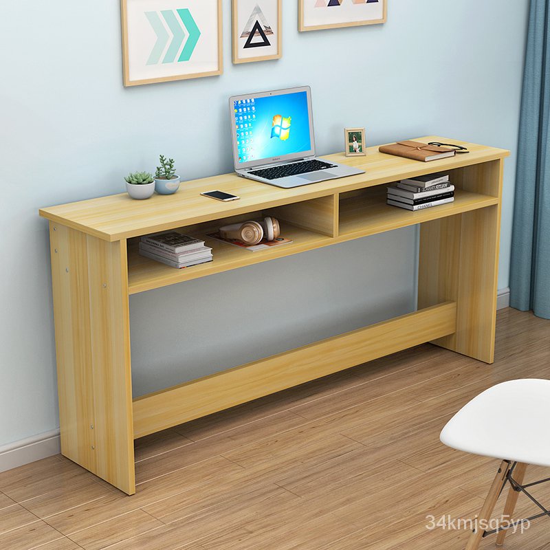 Desks Long Table Simple Small Long Tables Wall Narrow Table Living Room ...