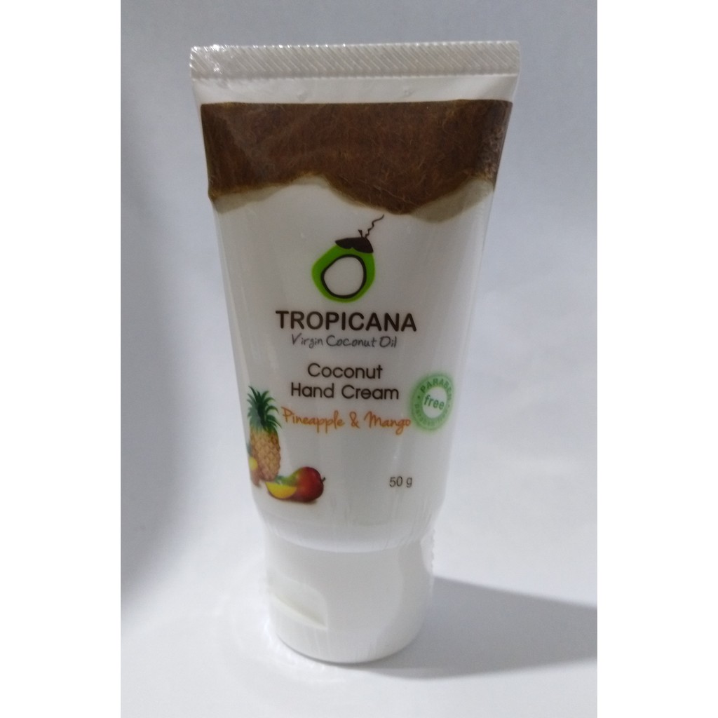 TROPICANA COCONUT HAND CREAM (NON PARABEN) - PINEAPPLE & MANGO 50G ...