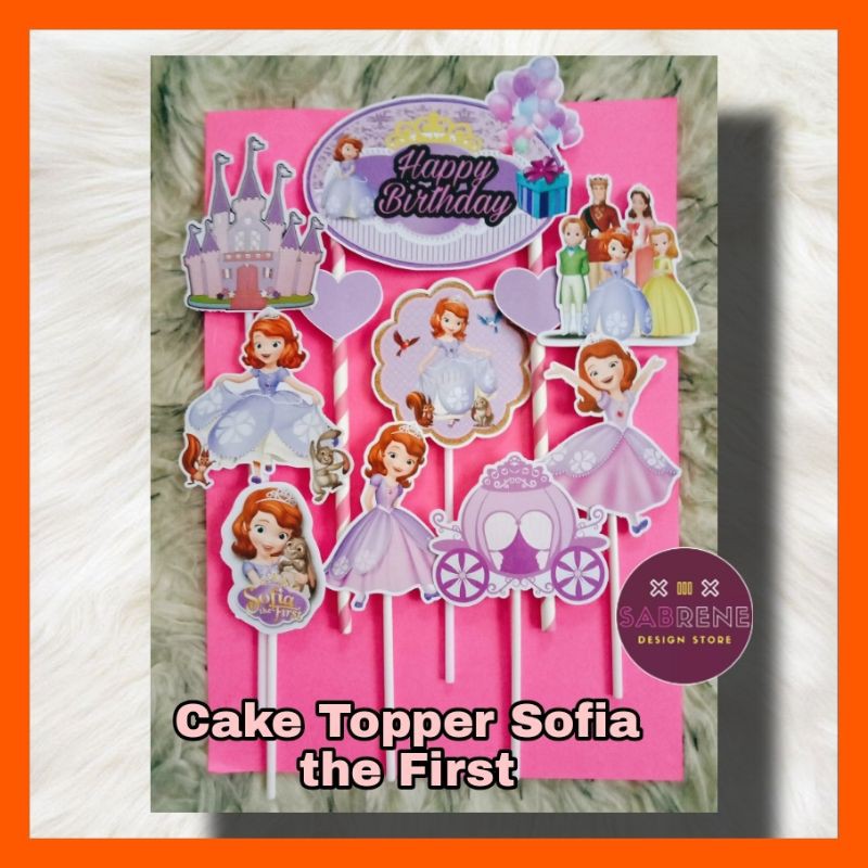PRINCESS SOFIA THE FIRST CAKE TOPPER DESIGN 1 Ready Stock | Shopee Malaysia
