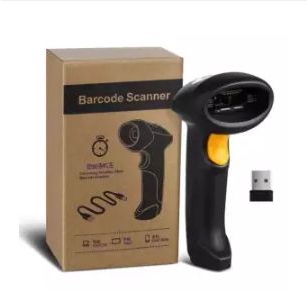 ALANDA Wireless Barcode Scanner bar Code Reader 2.4G 10m Laser Barcode ...