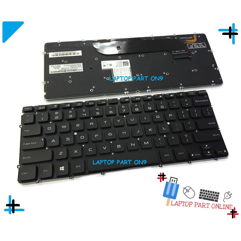 XPS13 Backlight Keyboard For DELL XPS 12 13 XPS 13D 13R L321X L322X ...