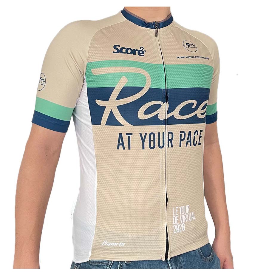 SCORE SPORTSWEAR CYCLE-GOLD MATTE-SCORE VIRTUAL CYCLE CHALLENGE-LE TOUR ...