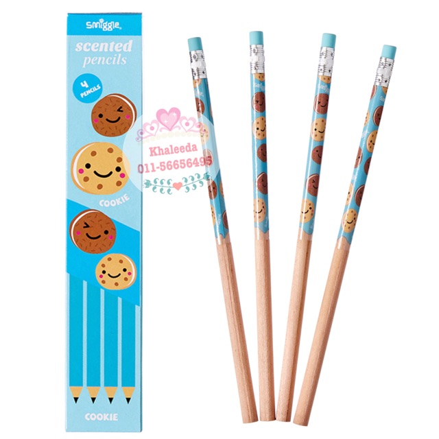 Smiggle Scented Pencil X4- Cookies 🍪 | Shopee Malaysia