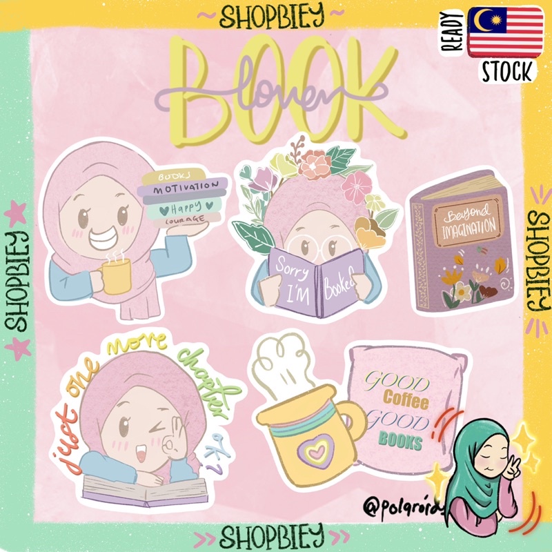 Sticker Book Lover Cute Sticker Journal Planners Bullet Journalling