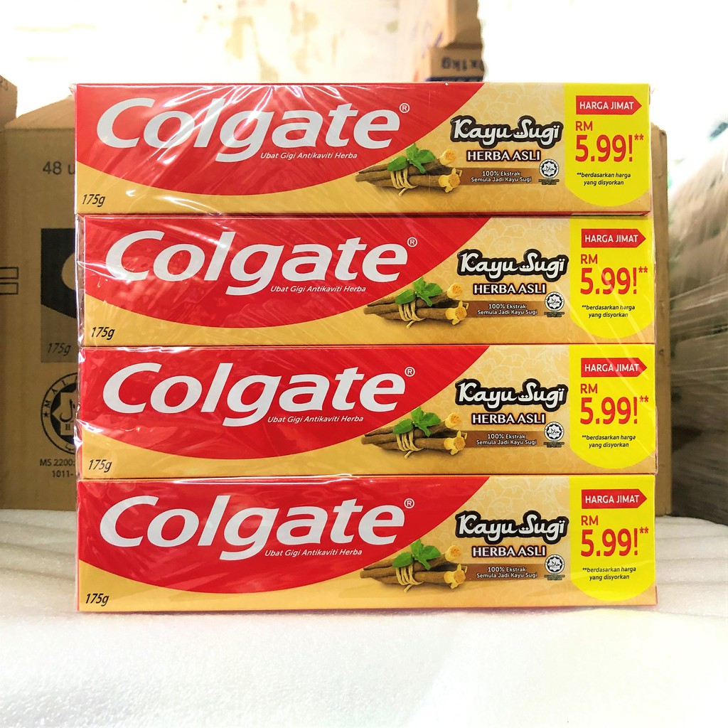(2 tubes) Colgate Anticavity Toothpaste Kayu Sugi Herba Asli | Ubat ...