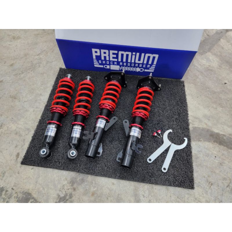 Mini R56 - PREMIUM P6 FULLY ADJUSTABLE COILOVER ABSROBER ( MONOTUBE ...