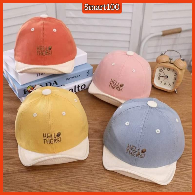 Fashion Topi baby 1-3 years old Topi Cartoon Smileface Casual baby Cap ...