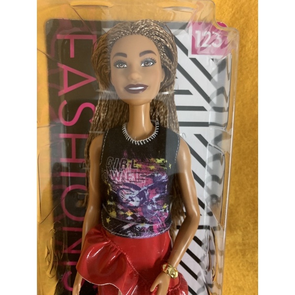 Barbie Fashionistas Doll 123 with Long Braided Hair | Shopee Malaysia