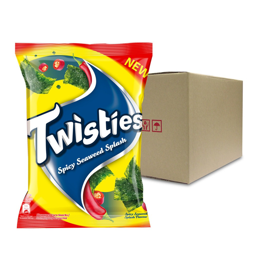 Twisties flavoured corn snacks spicy seaweed flavour 60g 1 carton ...