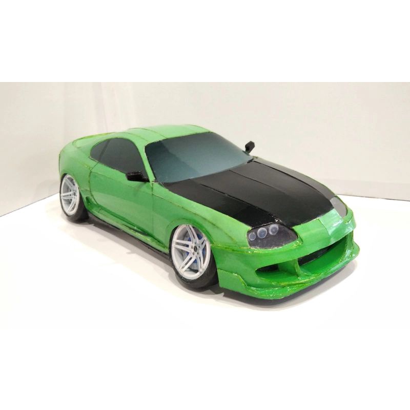 Template Paper Car Toyota Supra Scale 1:24 | Shopee Malaysia