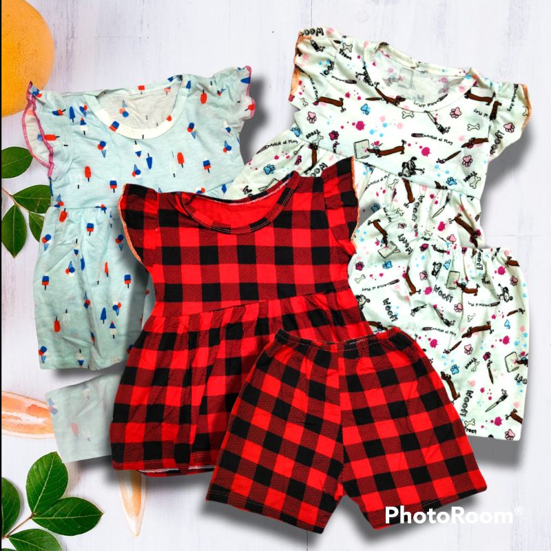 Baju Baby Girl Summer Clothes/Baby Short Casual Sleeve Shirt & Pants ...