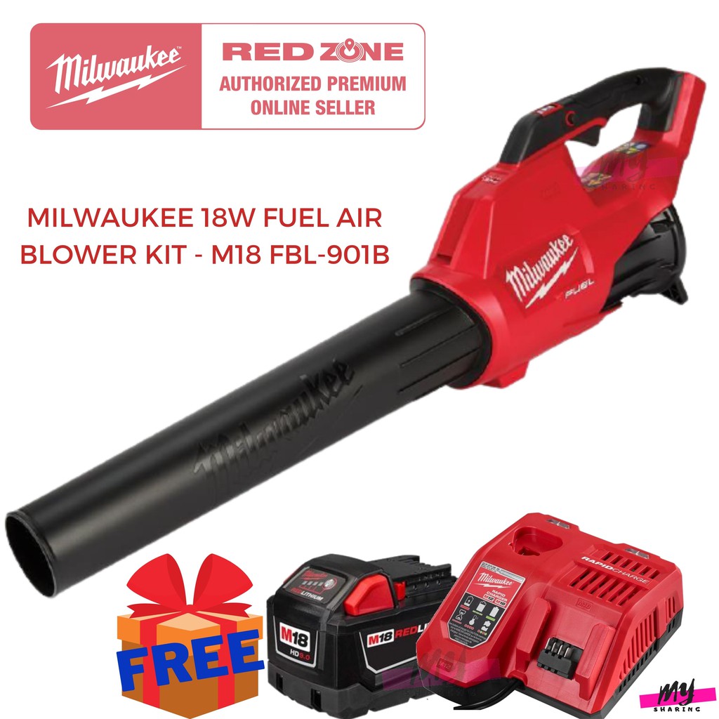 MILWAUKEE 18W FUEL AIR BLOWER KIT - M18 FBL-901B | Shopee Malaysia