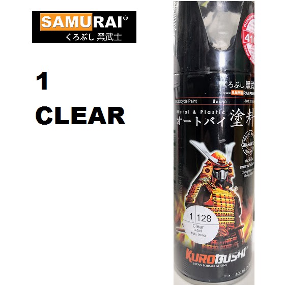 SAMURAI SPRAY PAINT CLEAR 1 | Shopee Malaysia