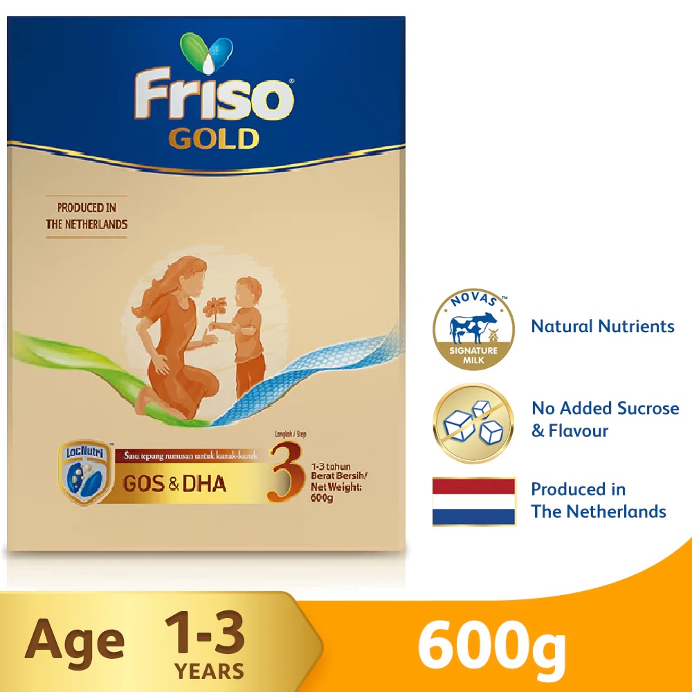 Friso Gold Step 3 Young Explorer Formulated Milk Powder, 1 Years ...