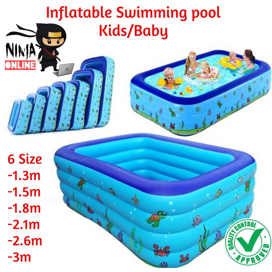 Ready Stock Inflatable Swimming Pool family pool kids pool baby pool ...