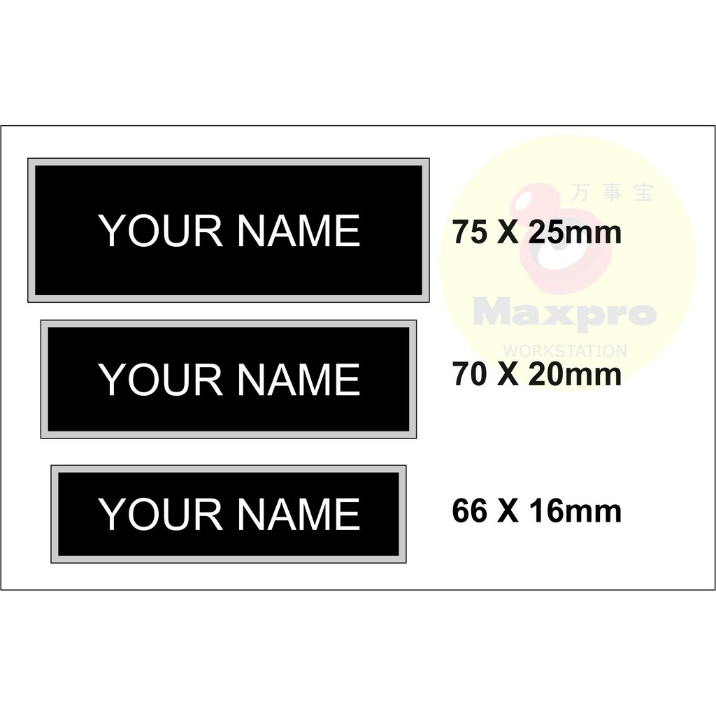 Name Tag MAGNET Sekolah Cikgu, Penjawat Awam, Kakitangan Kerajaan / Tag ...