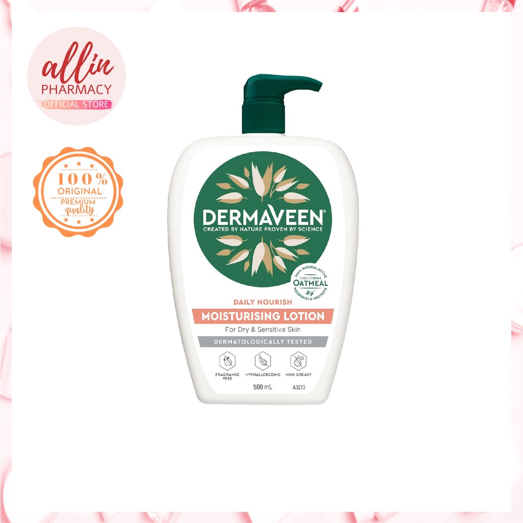 Dermaveen Moisturising Lotion 500ml (EXP 06/24) | Shopee Malaysia
