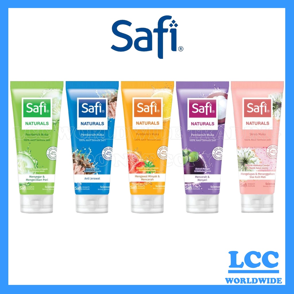 Safi Natural Pembersih / Skrub Muka 100g (Facial Cleanser / Scrub ...