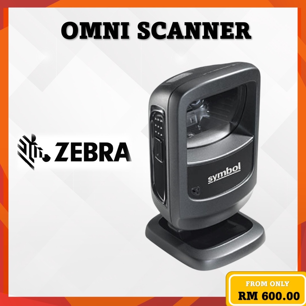 Zebra Symbol DS9208 2D Omni Directional Barcode Scanner QR Scan Zebra ...