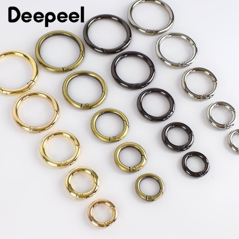 1Pc O Ring Spring Buckle Metal Keychain Bag Strap Connector Clasp ...