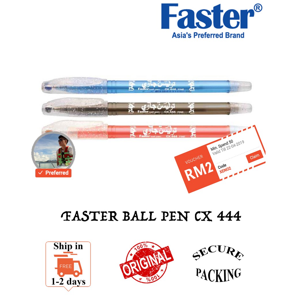 Faster CX444 Ball Pen / Faster Ball Pen CX444 | Shopee Malaysia