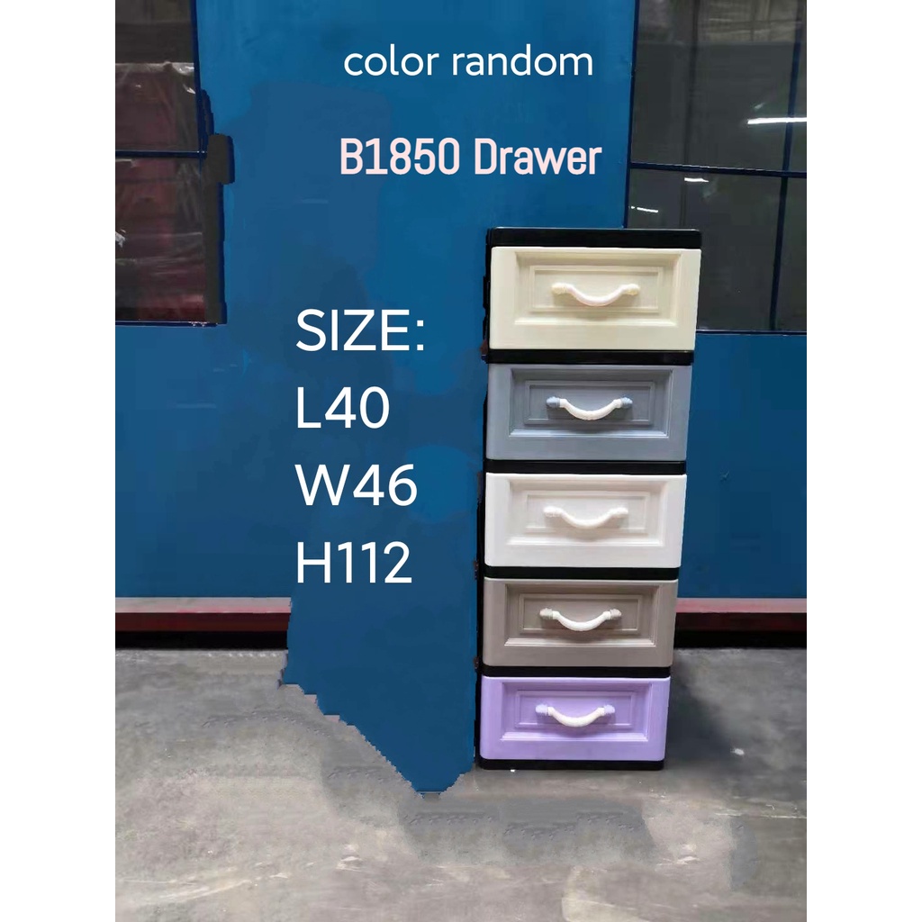 JFH Century 5 Tier Plastic Drawer / Cabinet / Storage Cabinet B1850 ... JFH Century 5 Tier Plastic Drawer / Cabinet / Storage Cabinet B1850 ...
