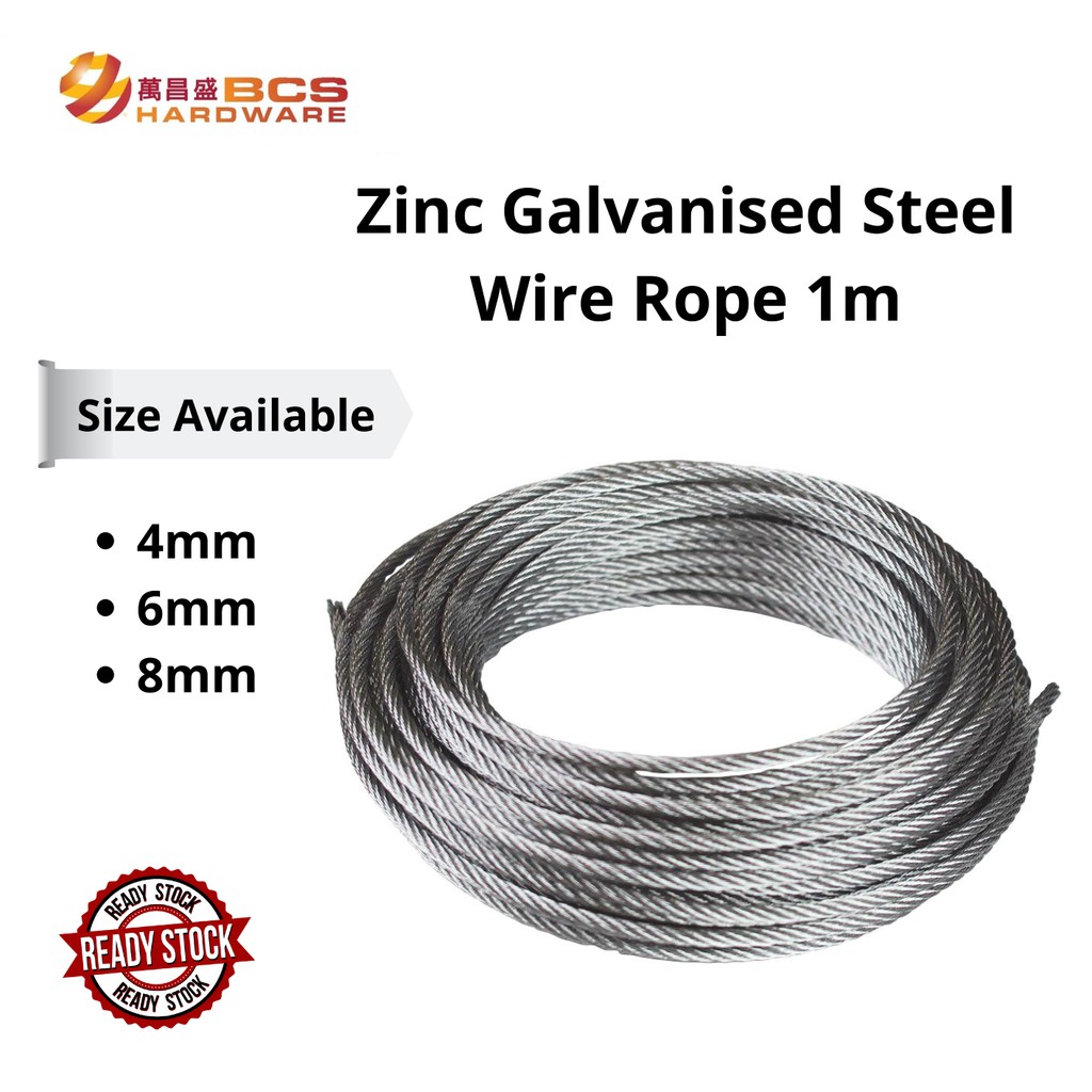 Heavy Duty Zinc Galvanized Steel Wire Rope Tensile Structure Cable ...