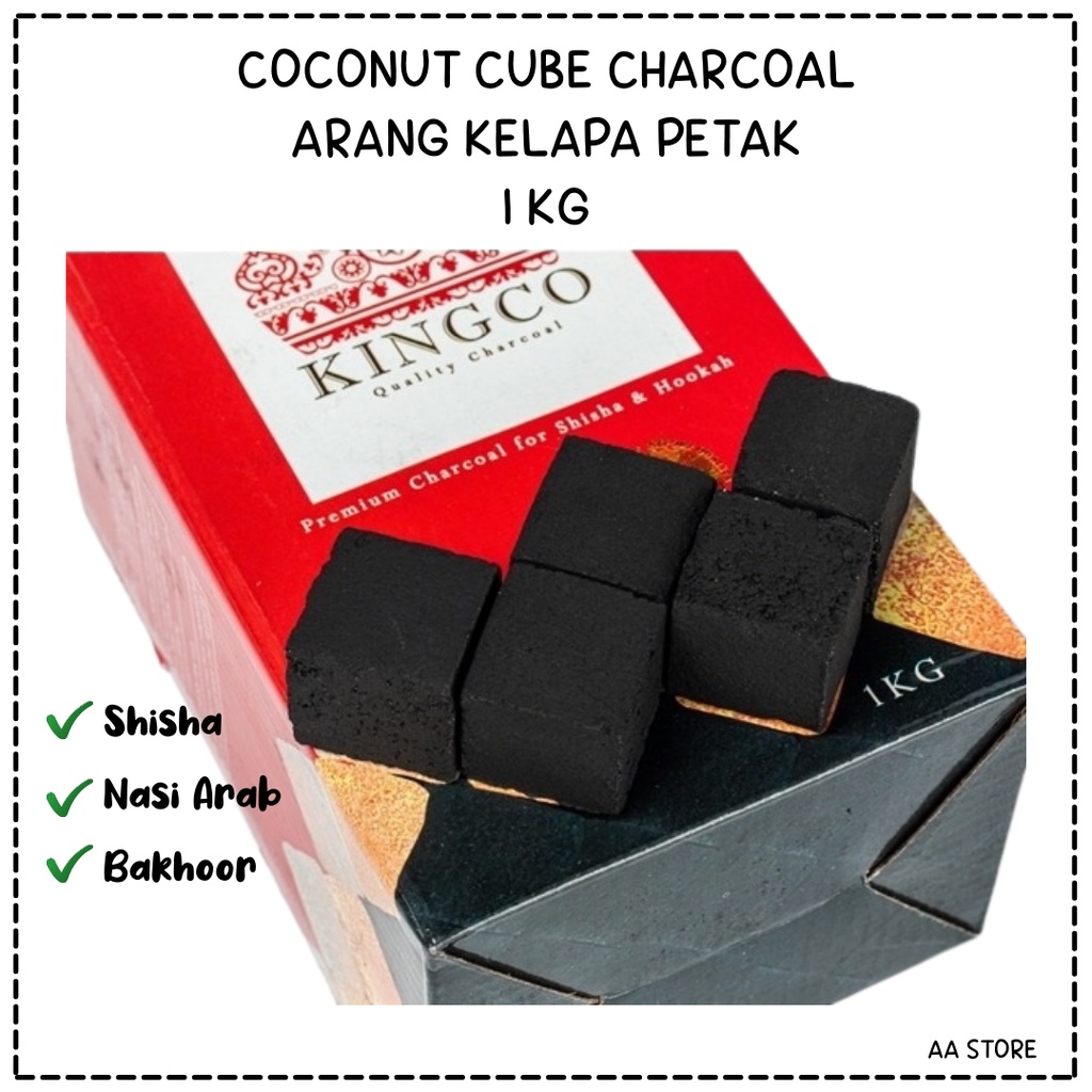 CHARCOAL ARANG (1kg - Coconut Charcoal Arang Kelapa) | Shopee Malaysia