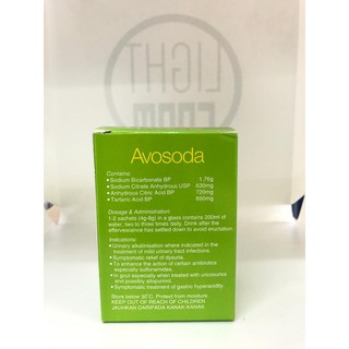 AVOSODA URINARY ALKALINIZER LIME FLAVOUR (SAME AS URAL) 3 sachets ...