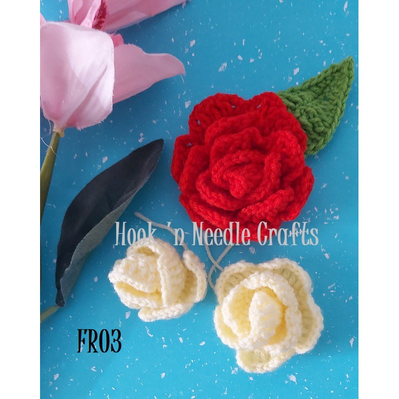 Assorted Crochet Flowers/Bunga kait buat hiasan[Ready stock] | Shopee ...