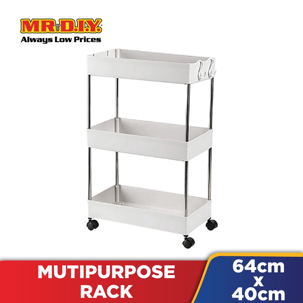 (MR.DIY) 3 Tier Storage Rack (40cm x22cm x 64cm) | Shopee Malaysia