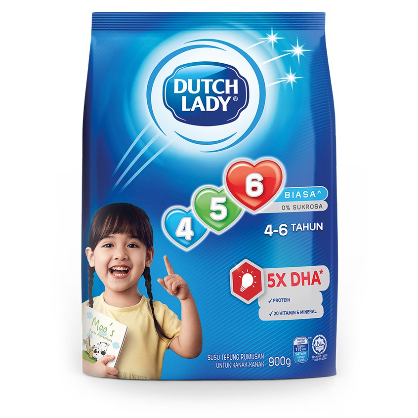 Dutch Lady 456 5X DHA 850G/900G | Shopee Malaysia