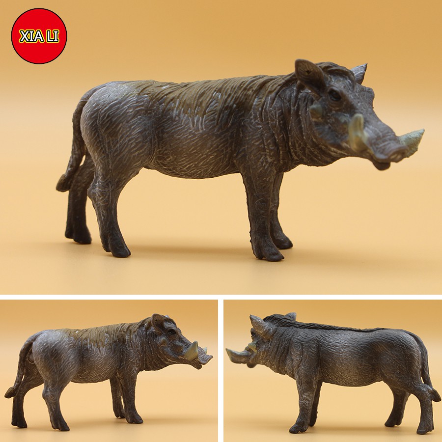 Wild Animal Model Cognition Warthog Animal Model Action Figure Children ...