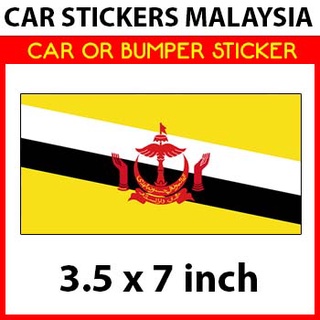 Car/Bumper/Motor Sticker - ASEAN Flag Bendera Malaysia Brunei ...