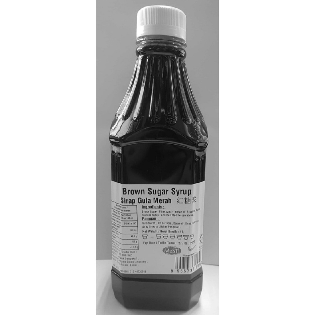 Brown Sugar Syrup / Sirap Gula Merah 1250ml (HALAL) | Shopee Malaysia