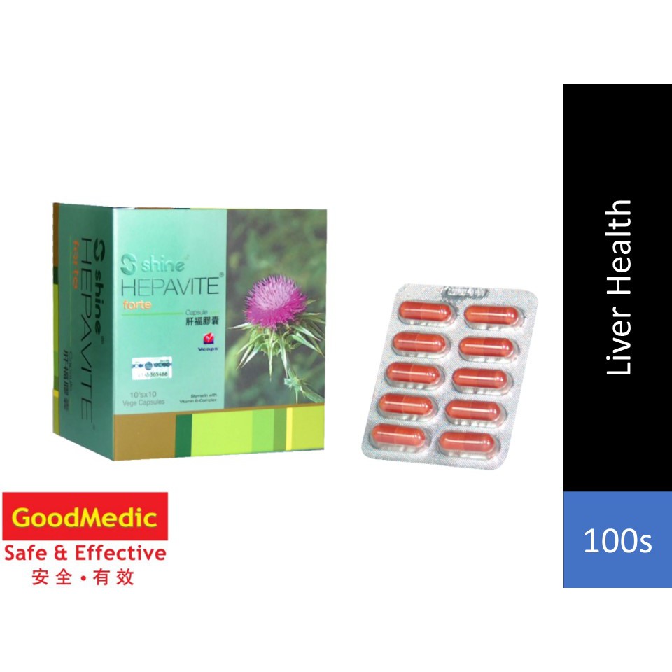 Shine Hepavite Forte Capsule (10 x 10s) | Shopee Malaysia