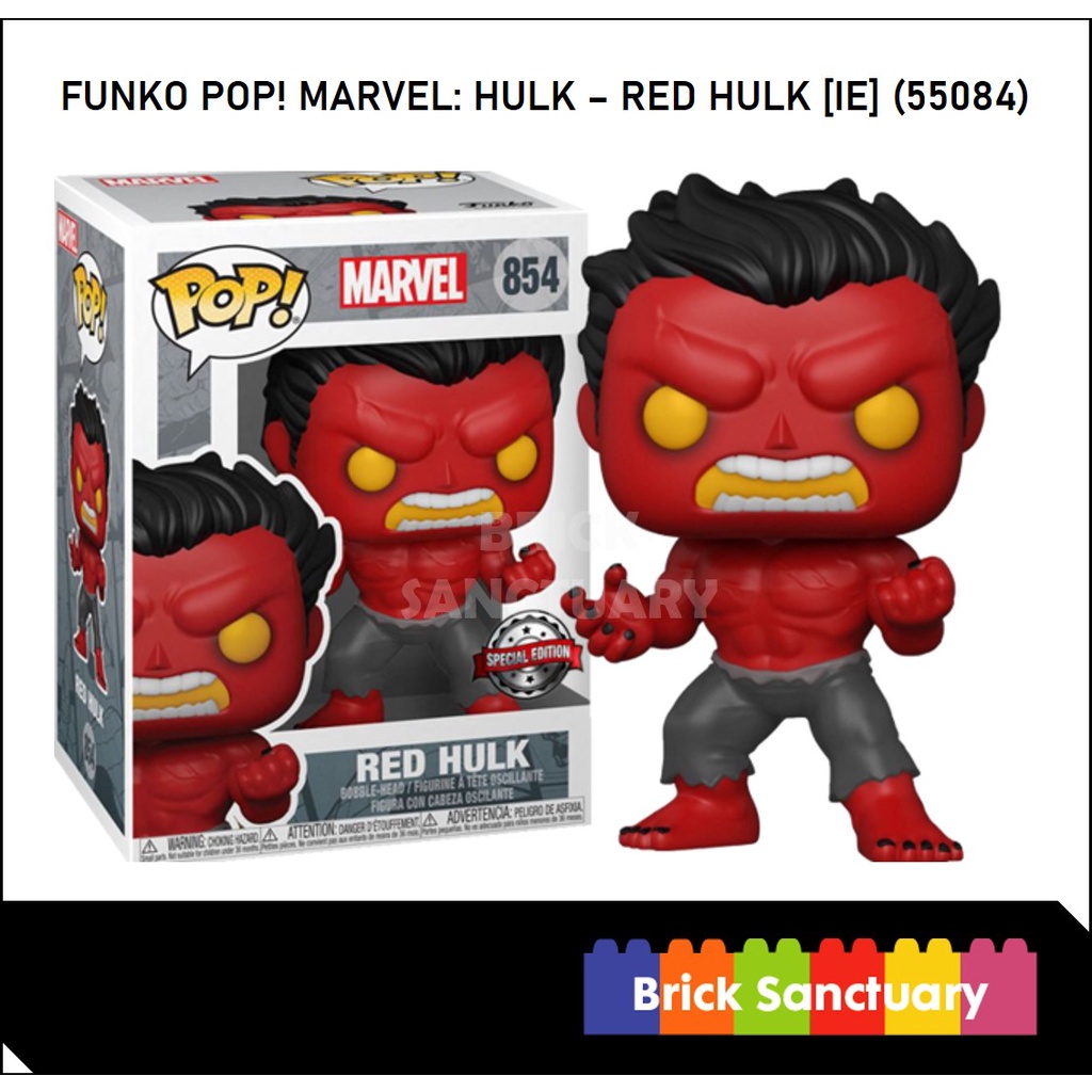 FUNKO POP! Marvel: Hulk - Red Hulk [IE] (55084) | Shopee Malaysia